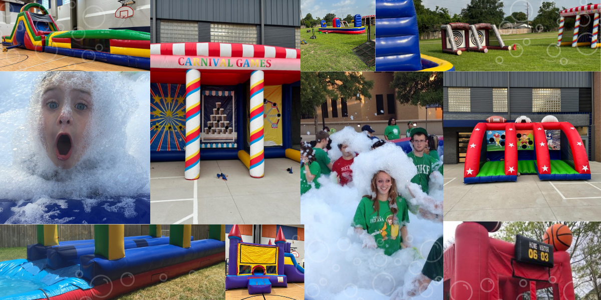 Foam Party, Bounce House, Water Slide, Party Rentals - Houston
