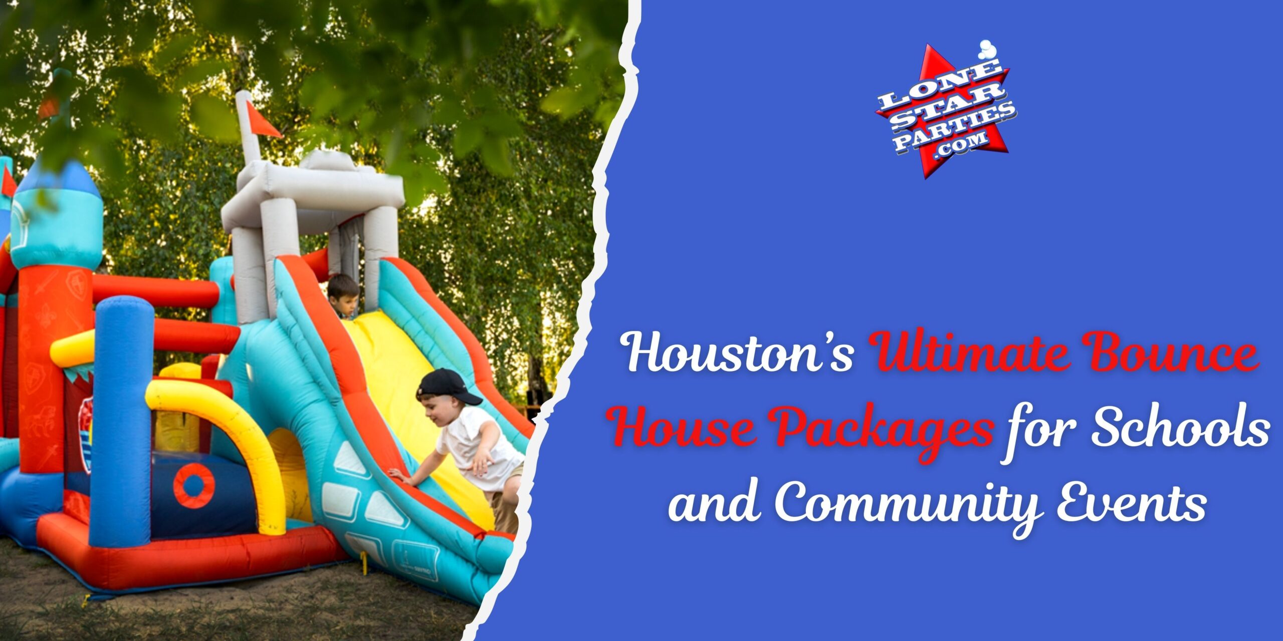 Houston’s Ultimate Bounce House Packages for Schools and Community ...